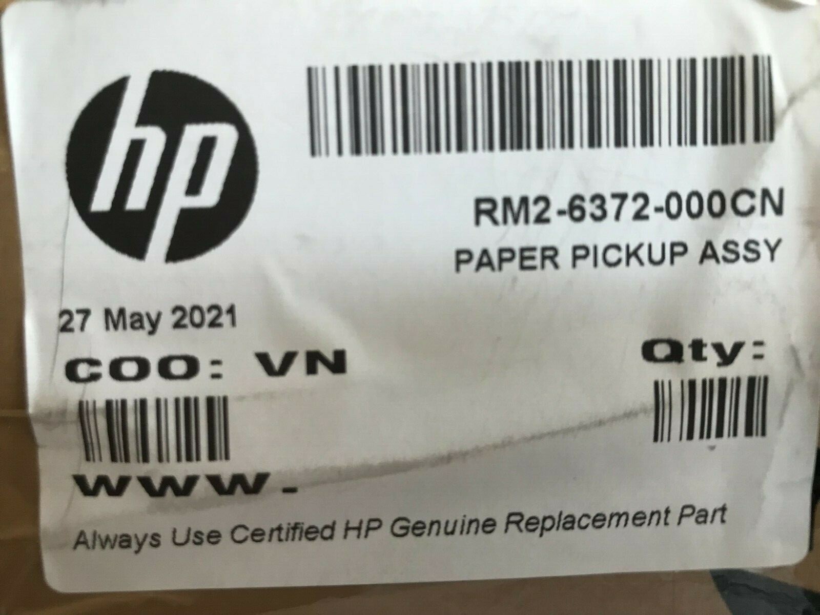 NEW HP RM2-6372 HP PAPER PICK UP ASSY LASERJET M377/M477/M452/M454/M479 ...