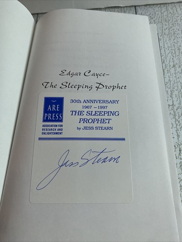 Edgar Cayce : The Sleeping Prophet by Jess Stearn (1997, Hardcover ...