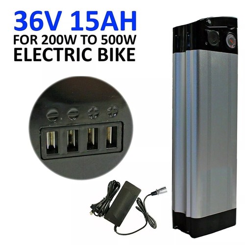 AU 36V 15Ah Silver Fish Cannon Head Li-ion E-bike Battery for Electric ...