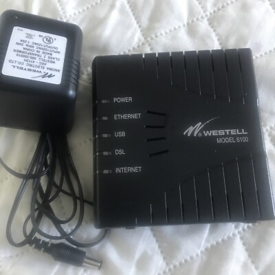 WESTELL 6100 MODEL C90 Rev -E ROUTER WITH ADAPTER | eBay