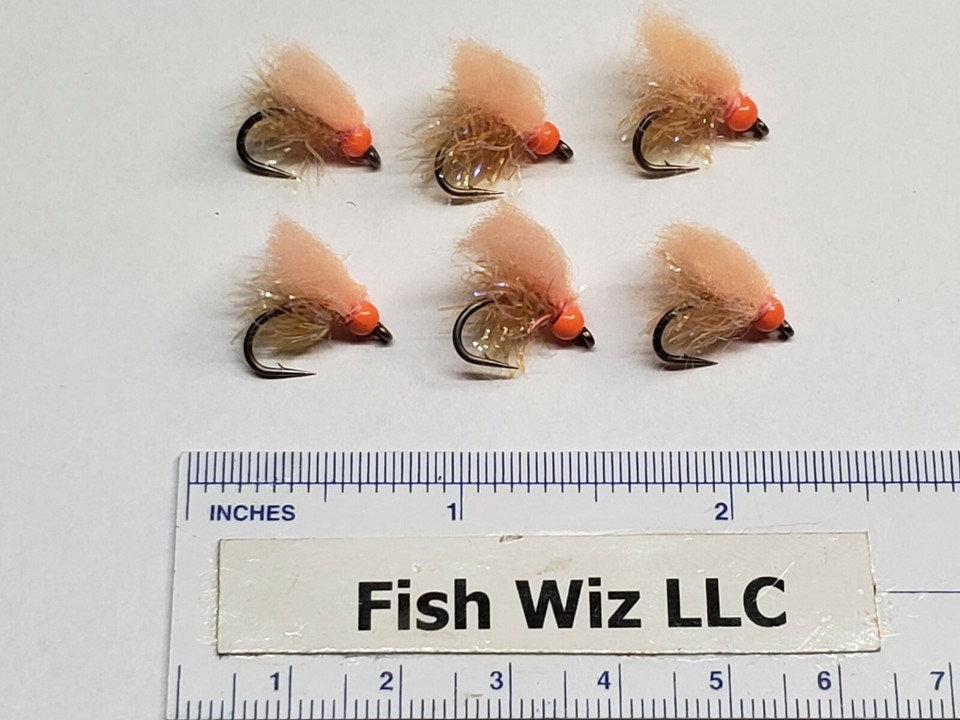 Estaz Egg Bead Head Peach Size 10 (Per 6) | eBay