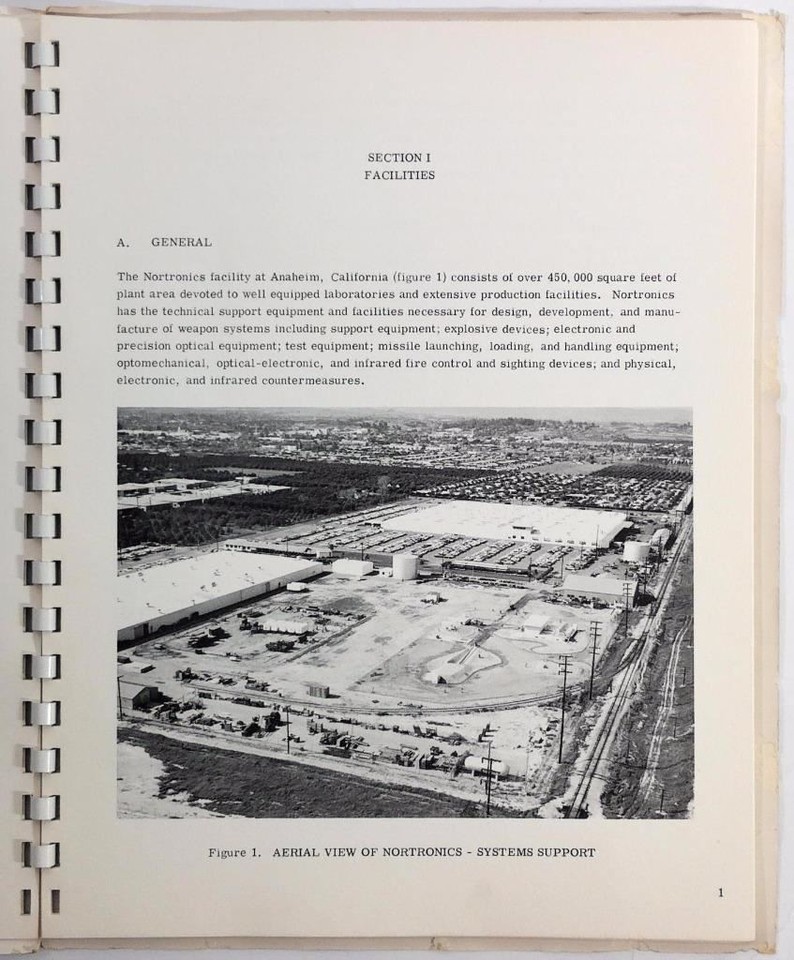 1961 Northrop Nortronics COUNTERMEASURES ORDNANCE Hawk Dervish Gimlet ...