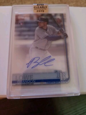 2019 Topps Clearly Authentic Autographs - #CAA-BL Brandon Lowe (AU, RC ...