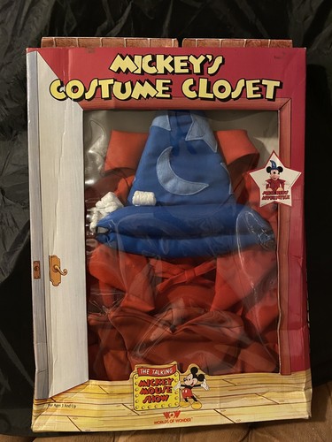 Talking Mickey Mouse Show*Fantasia Sorcerer's Apprentice Doll Costume ...
