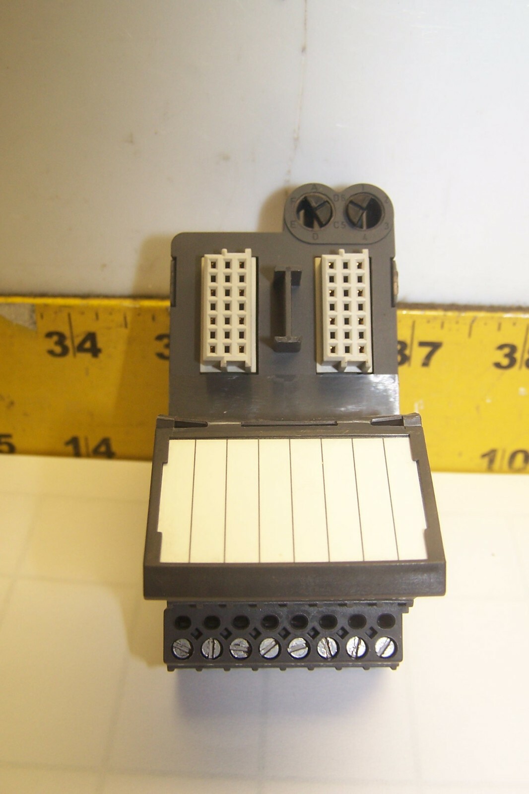 EMERSON FISHER-ROSEMOUNT I/O TERMINAL BLOCK KJ4001X1-CA1 / 12P0623X052 ...