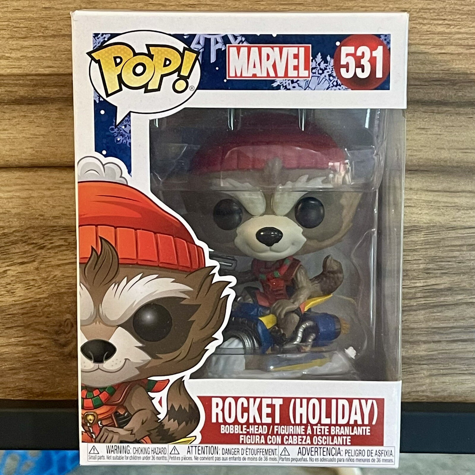 Holiday Rocket Funko Pop! #531 Marvel Vinyl Figure Brand New! | eBay