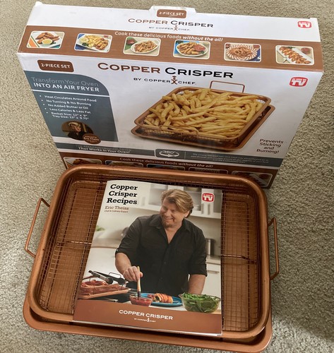 Copper Crisper By Copper Chef Seen On TV Use Your Oven as an Air Fryer ...