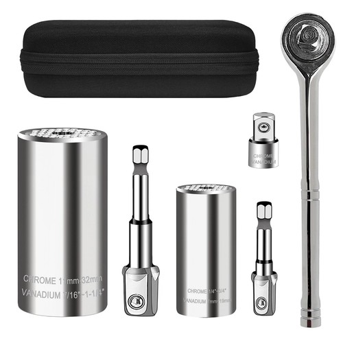 Universal Socket Wrench Set (11-32mm 7-19mm),super socket unscrew any ...