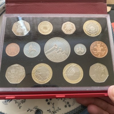 Royal Mint | 2006 - UK Deluxe Annual Proof Coin Set 13 coins - Red ...