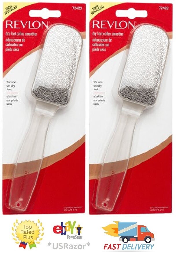 Revlon Dry Feet Callus Smoother 72423 Loose Distressed for sale online ...