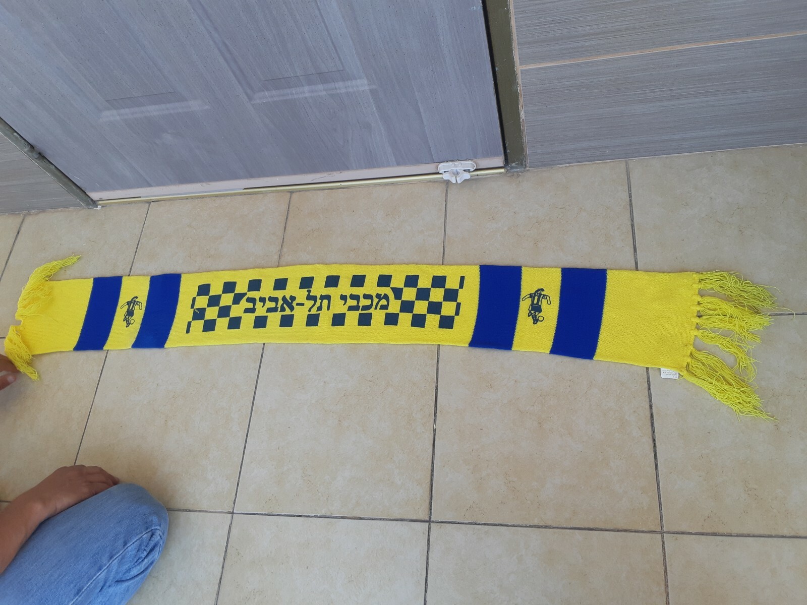 rare vintage Maccabi Tel Aviv Football Scarf Israel Soccer | eBay