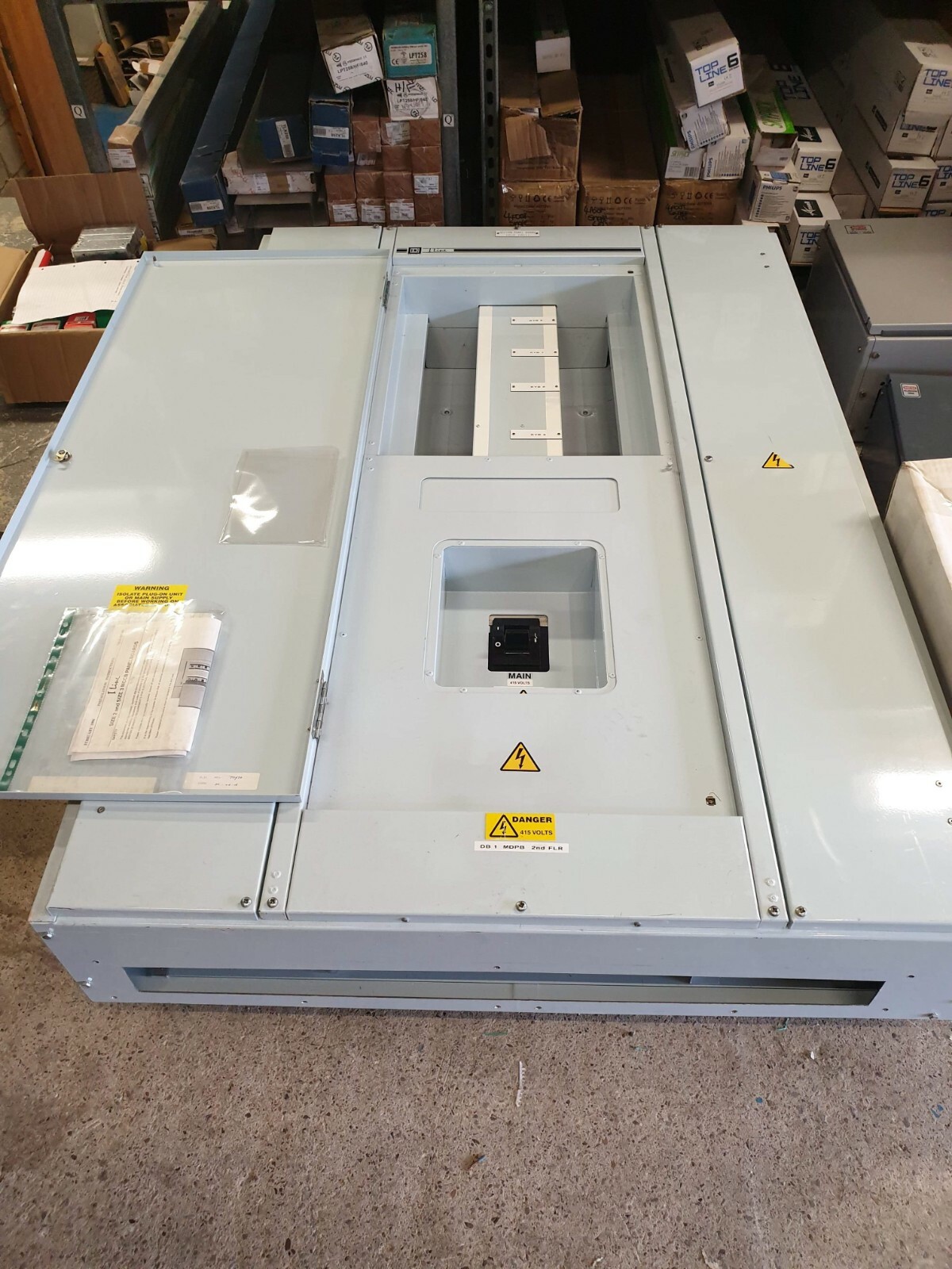 Schneider Square D 630a MCCB Panel Board 3 Phase I-line Range 10 Way ...