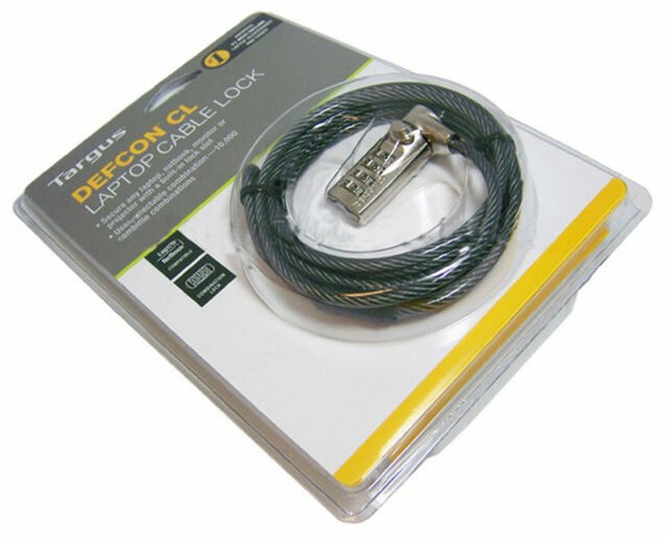 Targus Defcon Cl Notebook Cable Lock Defcon-cl-pa410u for sale online ...