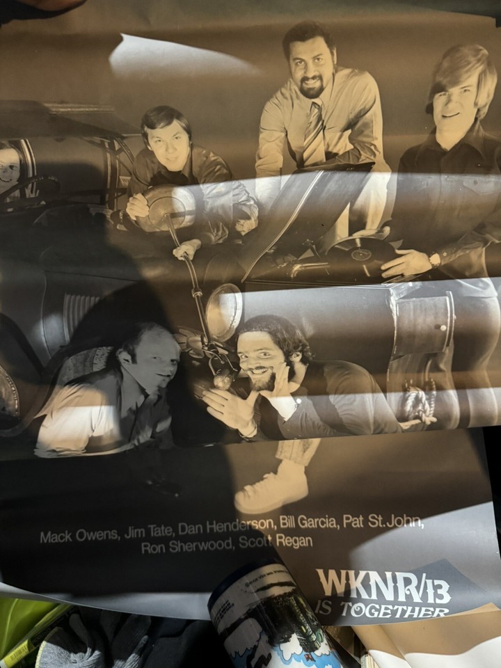 Keener 13 DJ Radio Poster WKNR VG All Original | eBay