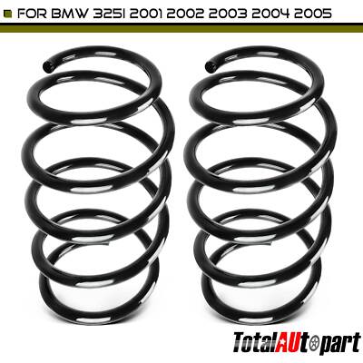 2pcs Coil Springs for BMW E46 325i 2001-2005 L6 2.5L Sedan Front Left ...