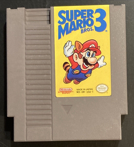 Super Mario Brothers 3 Nintendo NES Cartridge ONLY Nice Label TESTED | eBay
