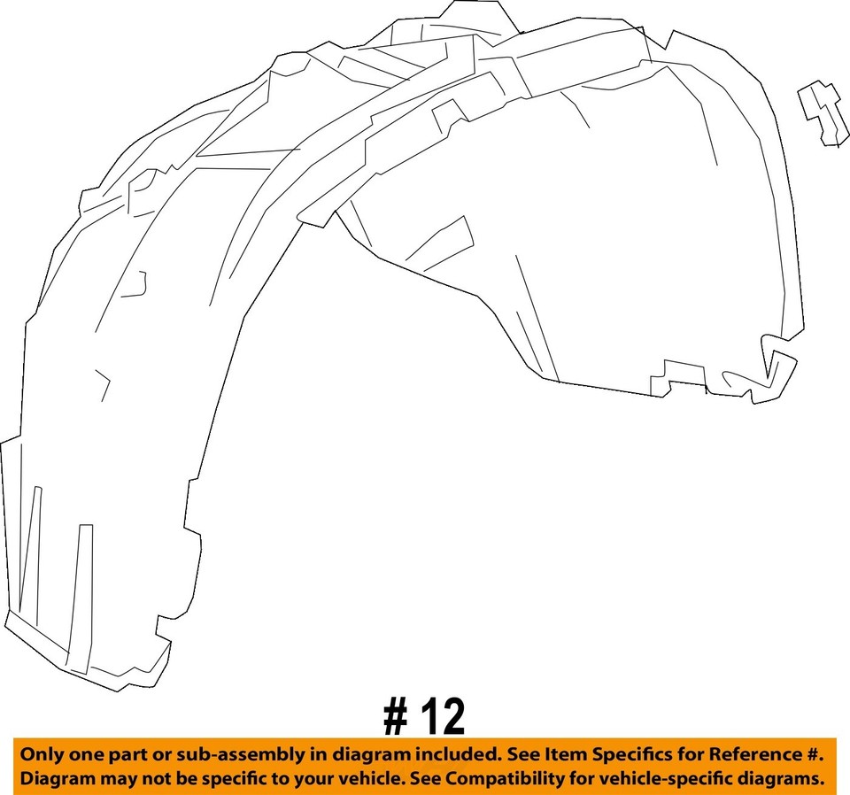 Chevrolet GM OEM Right-Fender Liner 84533747 | eBay