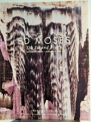 ED MOSES ART PIECE VTG ORIG 2000 ADVERTISEMENT | eBay