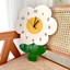 Exquisite Wall Clock Flower Hanging Clock Artwork Decoration Home Decor ...