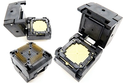 QFN108 Test Burn-in Socket Programing Adapter 0.4mm Pitch 12x12 MLF108 ...