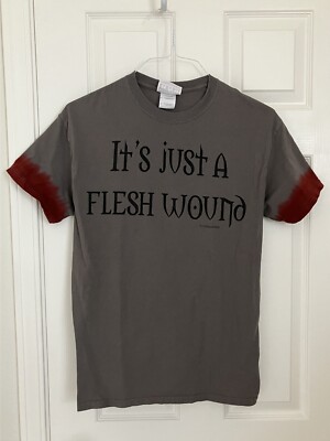Monty Python The Holy Grail It’s Just A Flesh Wound T-Shirt Medium | eBay