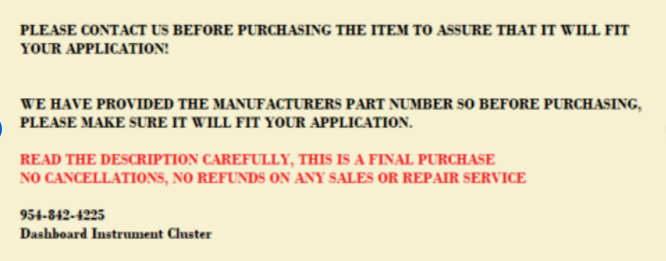 PSOM LCD DISPLAY for FORD 1992 1993 1994 1995 1996 1997 F-150 F-250 F ...