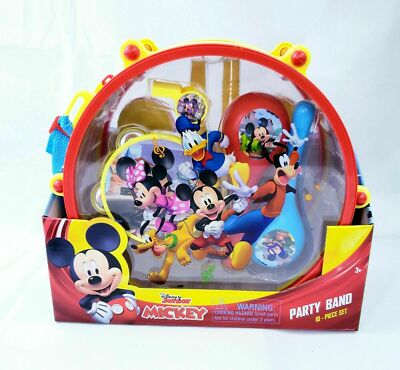 Disney Junior Mickey Mouse Party Band 10 Piece Set Musical Instruments ...