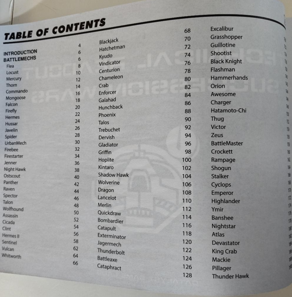 Battletech Successon Wars Technical Readout Book - Catalyst Game Labs - (2017) | eBay UK