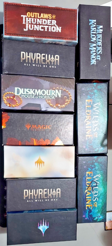 10x LOT - Magic The Gathering empty bundle Fat Pack boxes | eBay