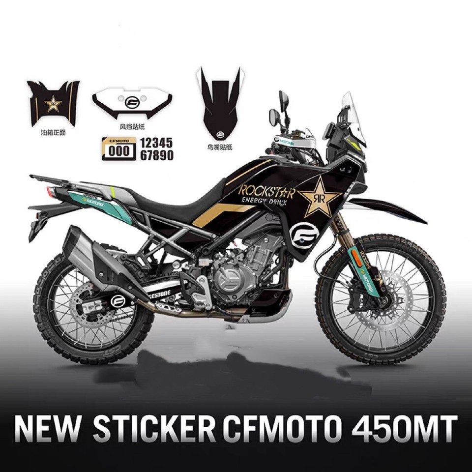 CFMOTO 450MT Fairing Decal Sticker Kit Graphics kit Fit 2024-2026 | eBay