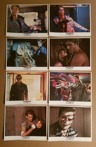 THE TERMINATOR 1984 Original COMPLETE 11x14 Lobby Card Set Arnold ...