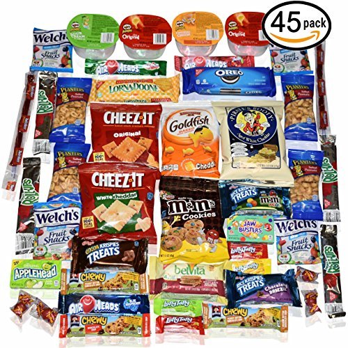 Blue Ribbon Care Package 45 Count Ultimate Sampler Mixed Bars, Cookies ...
