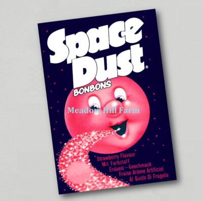 Fridge Magnet Space Dust Bonbons Retro Vintage Sweets Confectionery ...