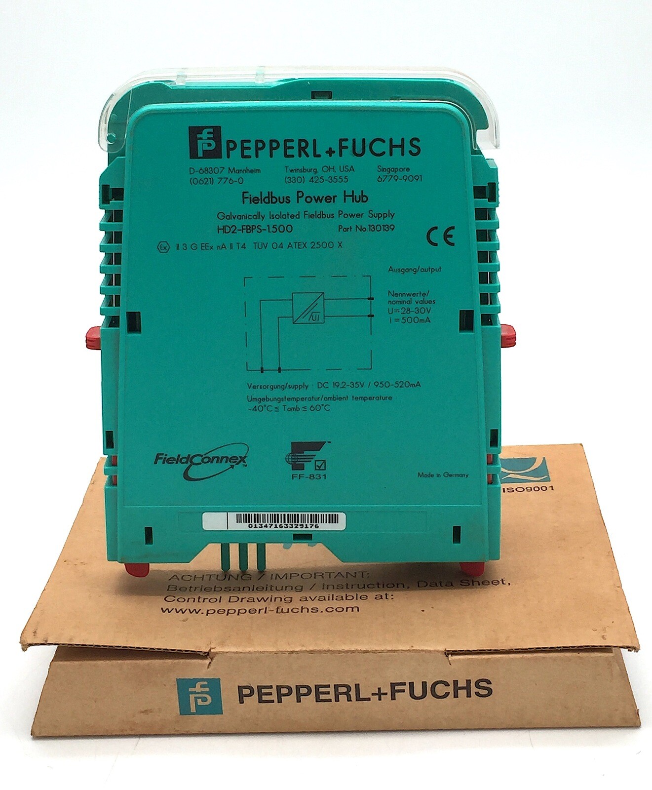 Pepperl + Fuchs 130139 HD2-FBPS-1.500 Fieldbus HUB Power Supply Module ...