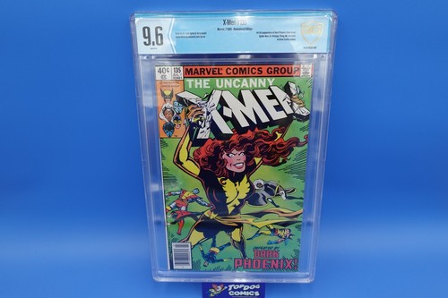 X-Men #135 Newsstand 1st Full Dark Phoenix Key Marvel Comic 1980 CBCS 9 ...