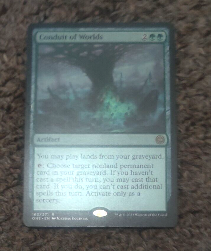 mtg conduit of worlds foil one | eBay