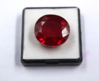 Oval Shape 63.70Ct Certified Natural Red Ruby Amazing Burma Cut ...