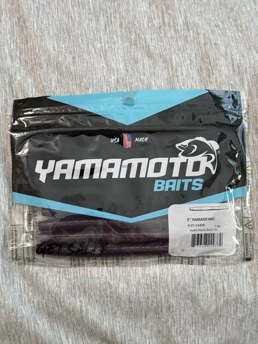 Gary Yamamoto YamaSenko 5" Purple Pearl w/ Blue Flake | eBay