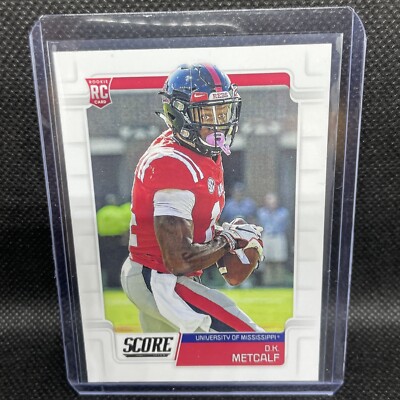 2019 Score DK Metcalf Rookie Card RC #352 Seattle Seahawks Ole Miss | eBay