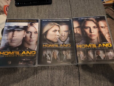 Homeland: The Complete First And Second And Third Season 1+2+3 LOT ...