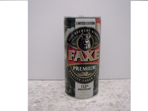 Faxe Brewery Danish Lager 1 Liter Beer Can Import | eBay