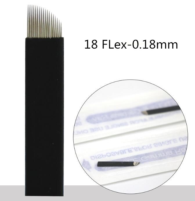 Permanent Makeup Eyebrow Tattoo Microblading Needles 9/12/14/16/18/21 ...