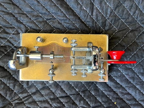Vibroplex Company Telegraph Key Presentation Model | eBay