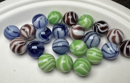 Vintage Asian Bomber Marble 16mm Near-Mint Condition Beautiful Brown ...
