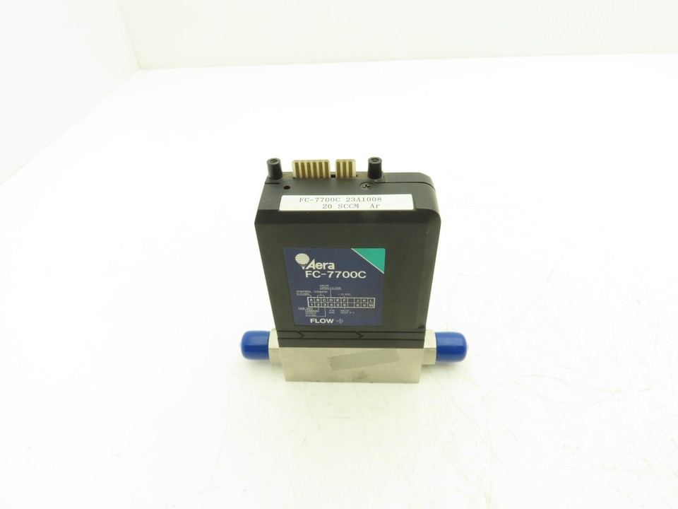 Aera FC-7700C Mass Flow Controller 20 SCCM Stainless Steel Gas FC7700C ...