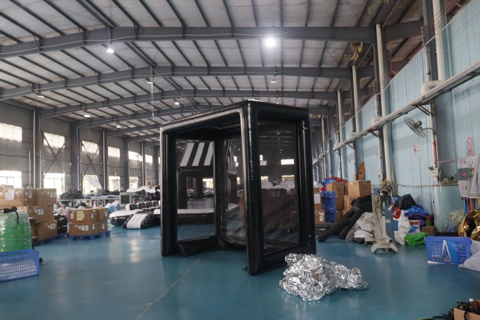 Inflatable Golf Hitting Bay Golf Training Cage Golf Simulator Projector ...