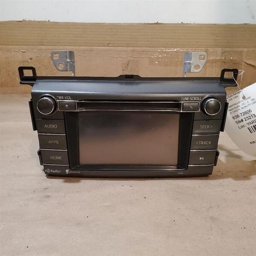 2014-2015 Toyota Rav4 Radio Display And Receiver ID 100326 On Radio ...