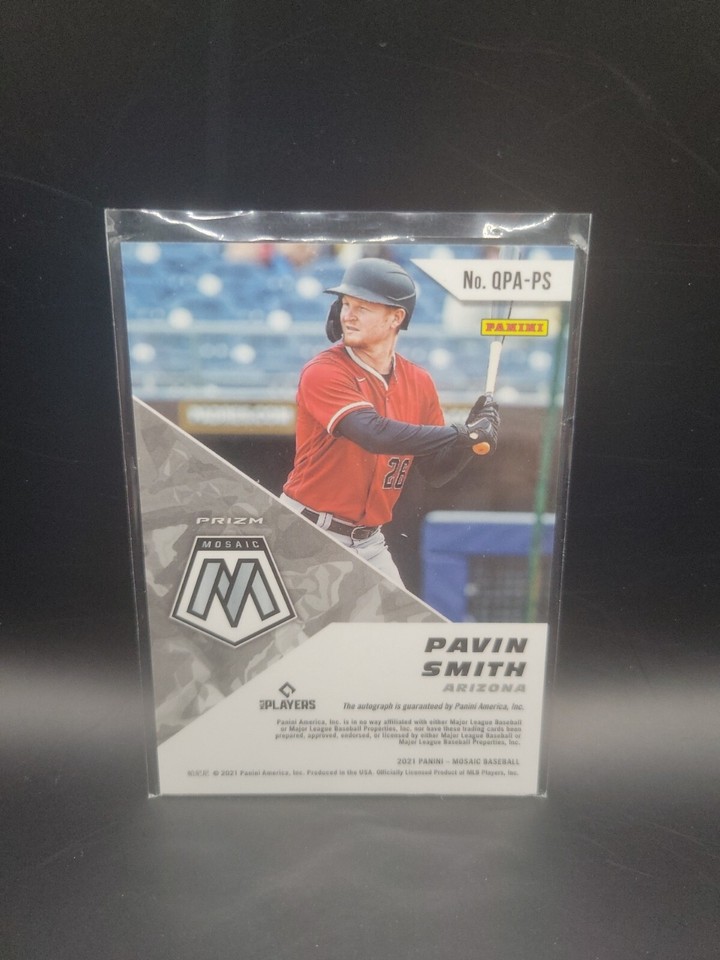 2021 Pavin Smith Panini Mosaic - Auto QPA-PS Disco Refractor | eBay