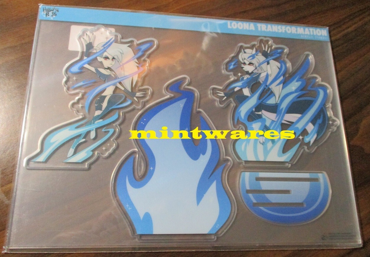 Helluva Boss Loona Transformation Acrylic Figure 5.25" + Stand Standee ...