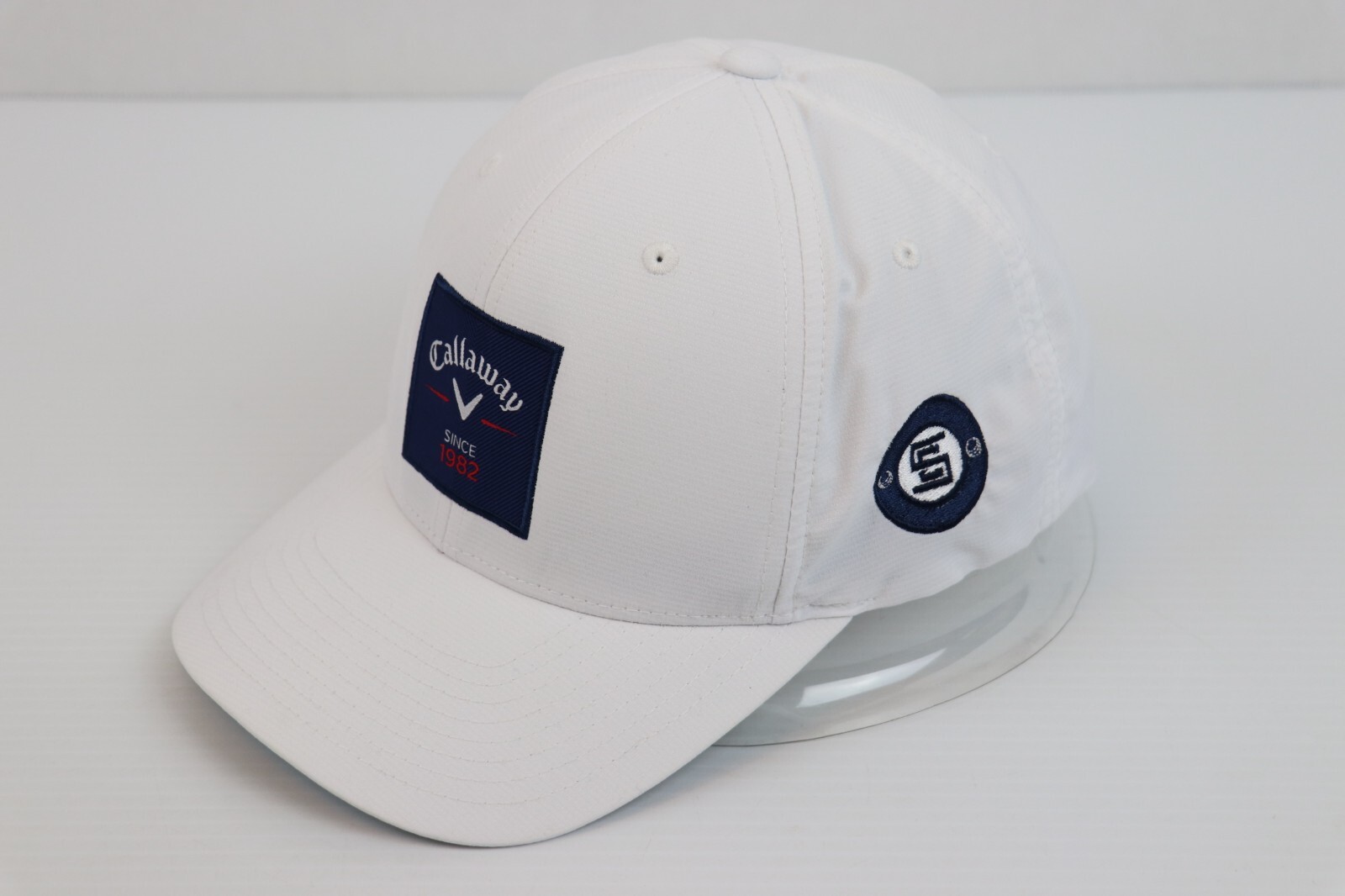 Callaway White Golf Hat Cap Since 1982 Patch Logo FlexFit OSFM | eBay